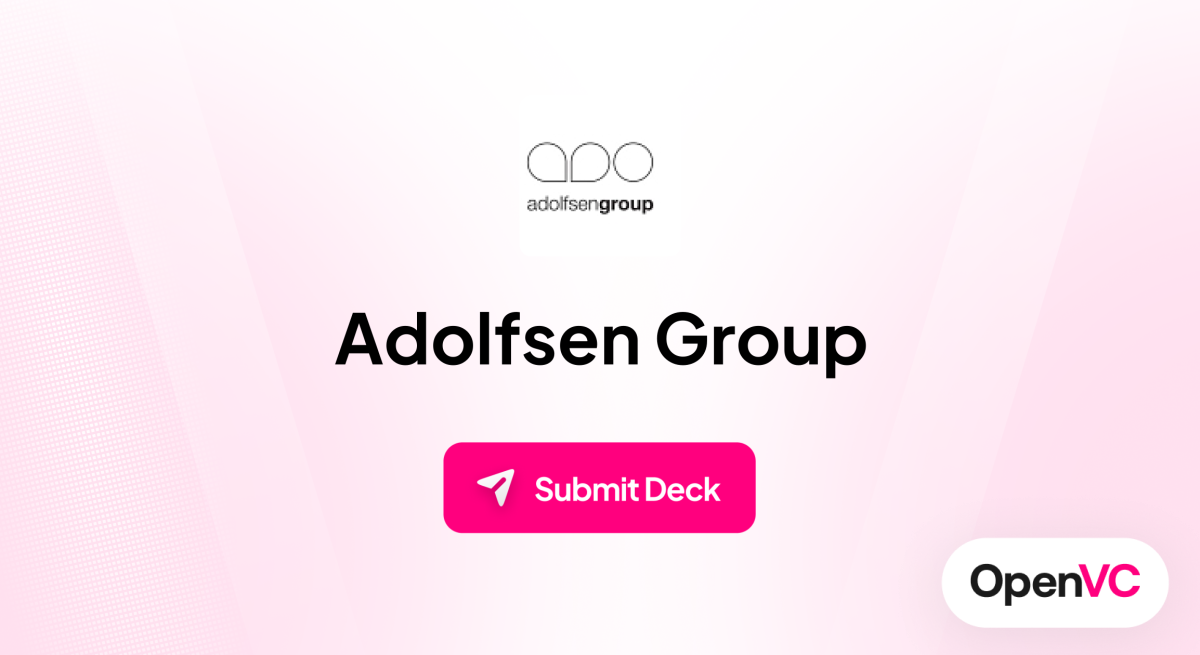 Adolfsen Group | Investor Profile, Funding Criteria & Team