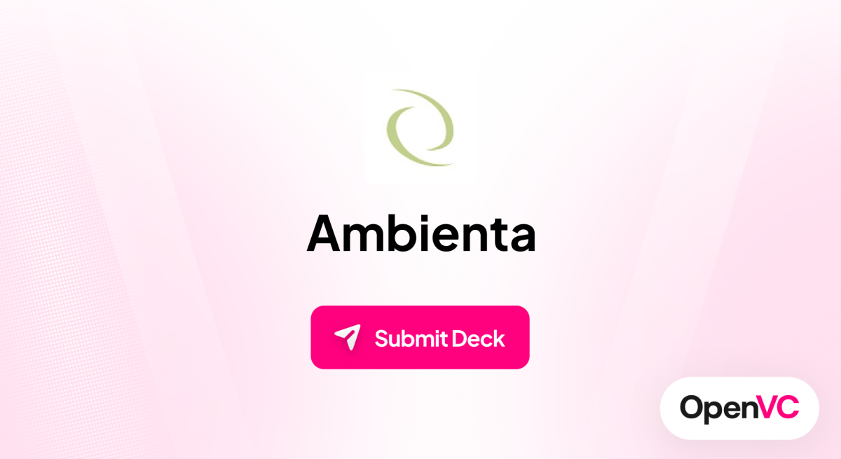 Ambienta | Investor Profile, Funding Criteria & Team