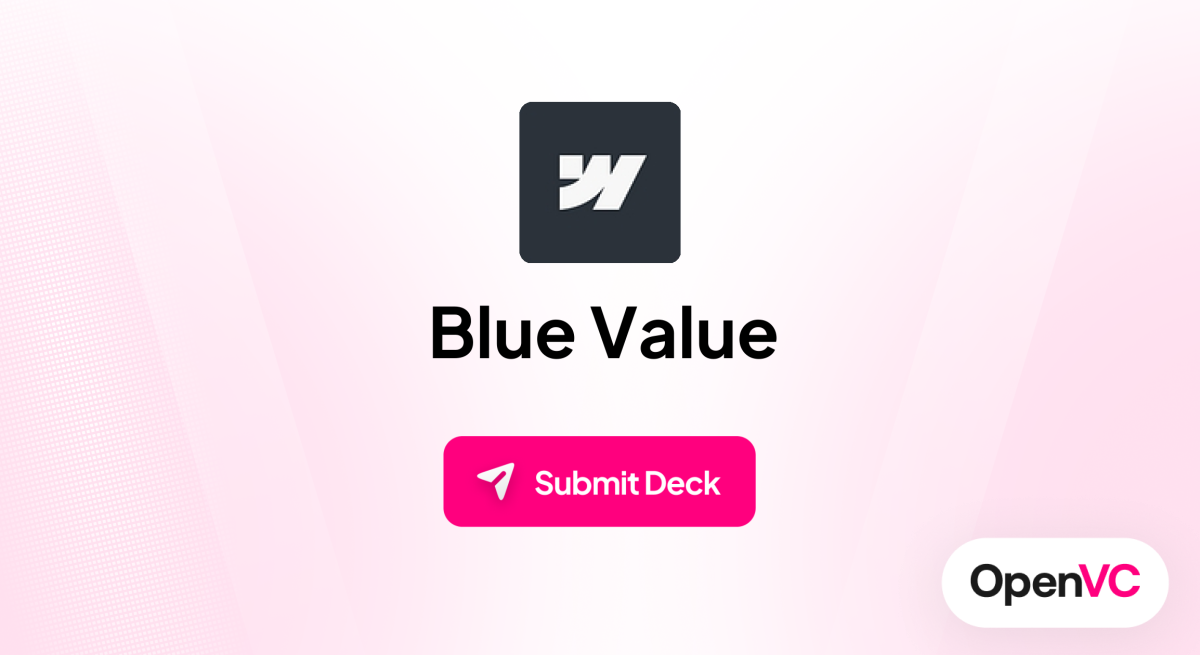 Blue Value | Investor Profile, Funding Criteria & Team